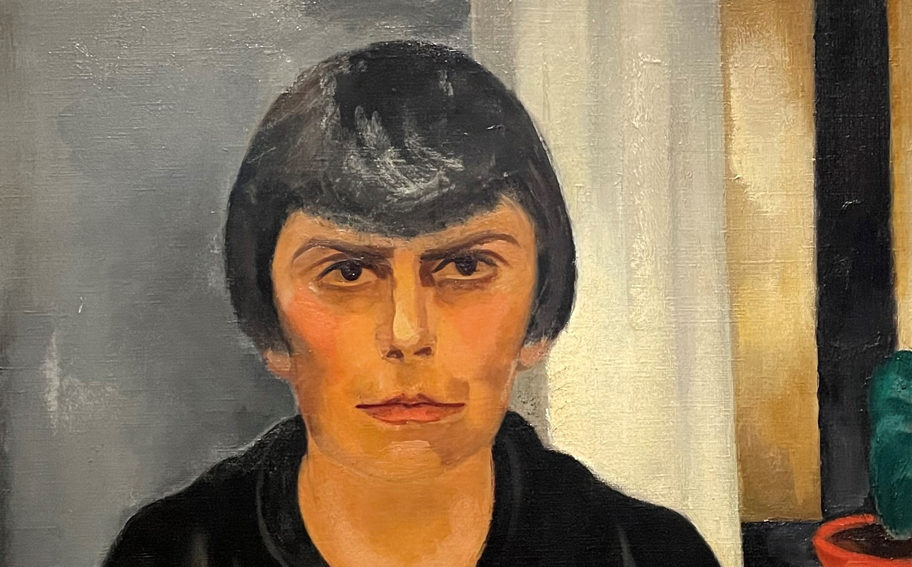 Selvportrett med pensler (c.1920) – Document Sverige