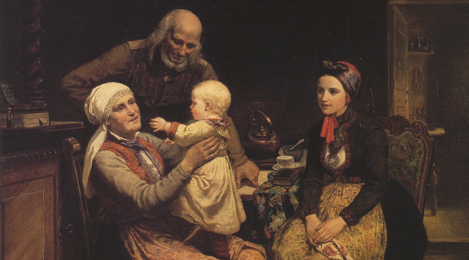 Besøk hos besteforeldrene (1859) – Document Sverige Besøk hos besteforeldrene (1859) – Document Sverige
