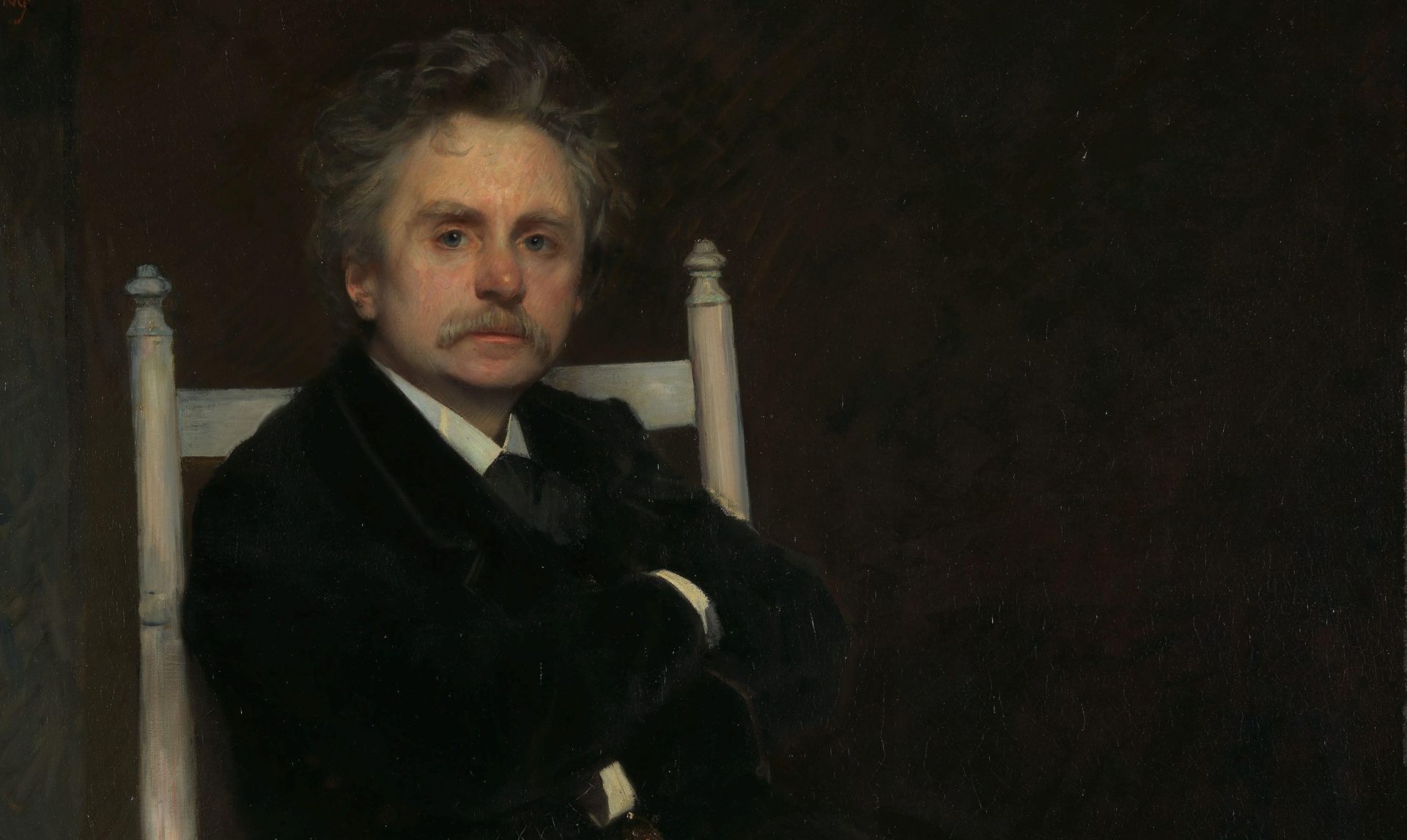 Portrett av komponisten Edvard Grieg (1891) – Document Sverige
