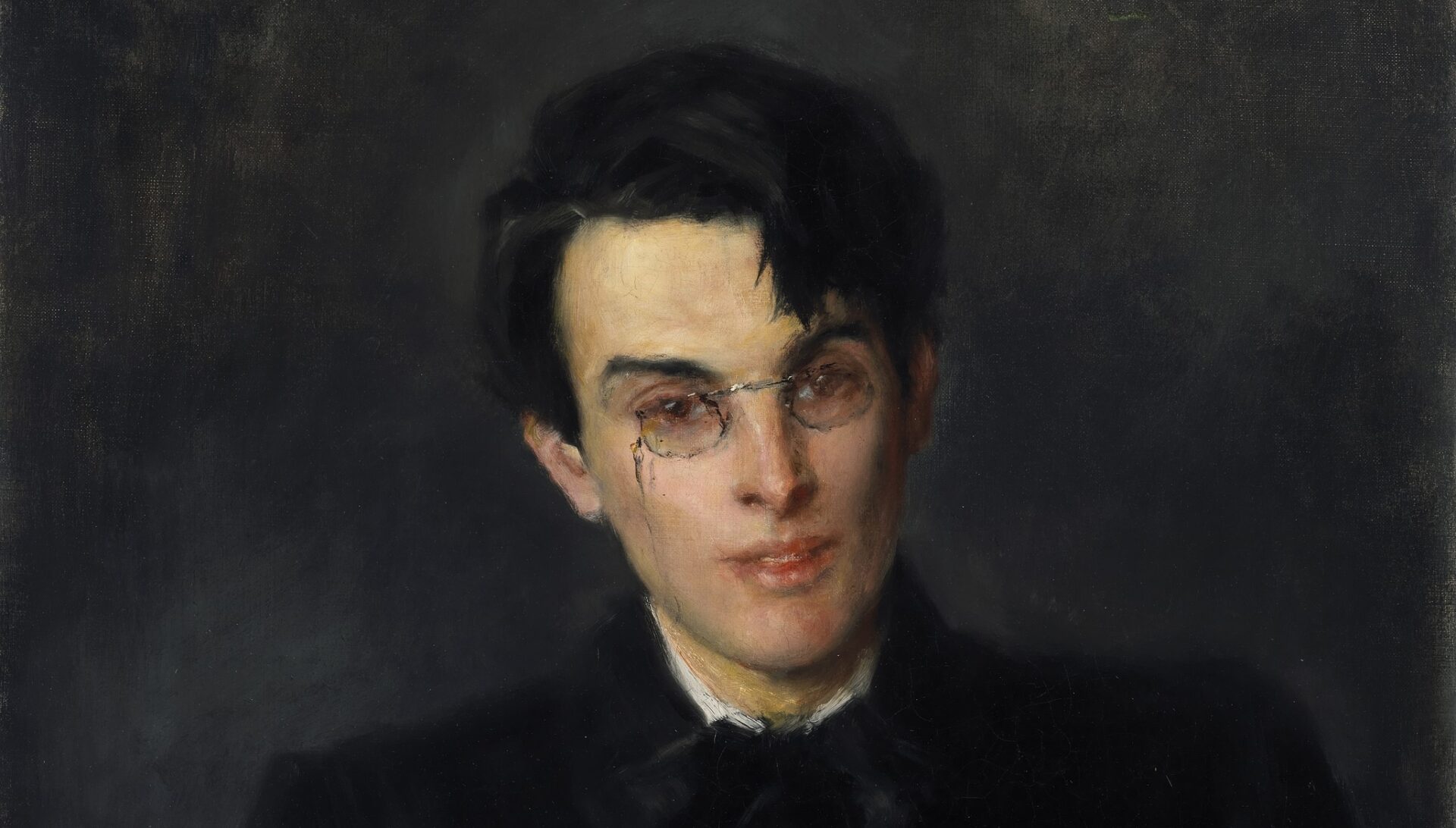 Portrett av dikteren William Butler Yeats (1900). – Document Sverige