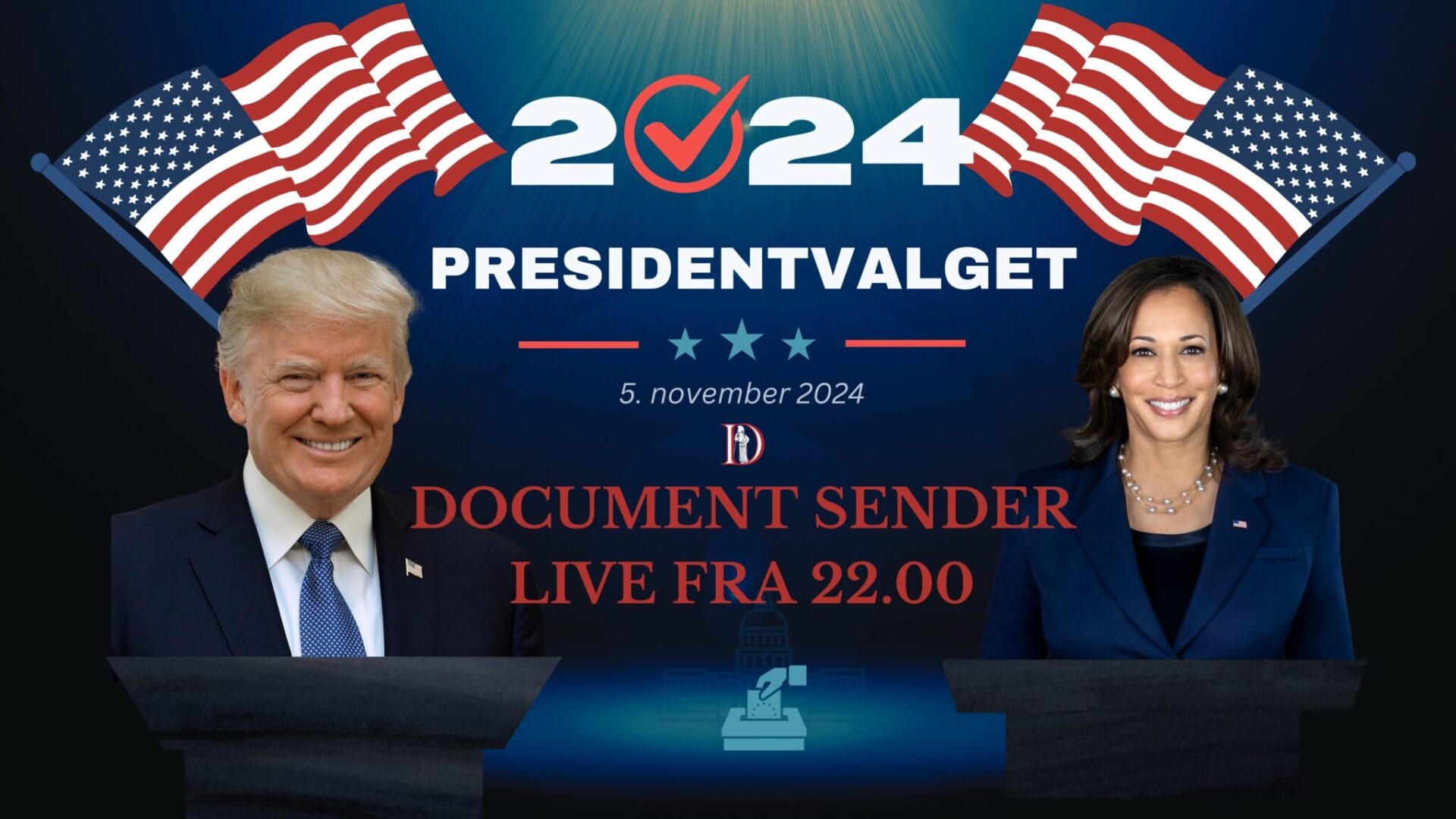 Document Live: Valet i USA – Trump vs. Harris – Document Sverige