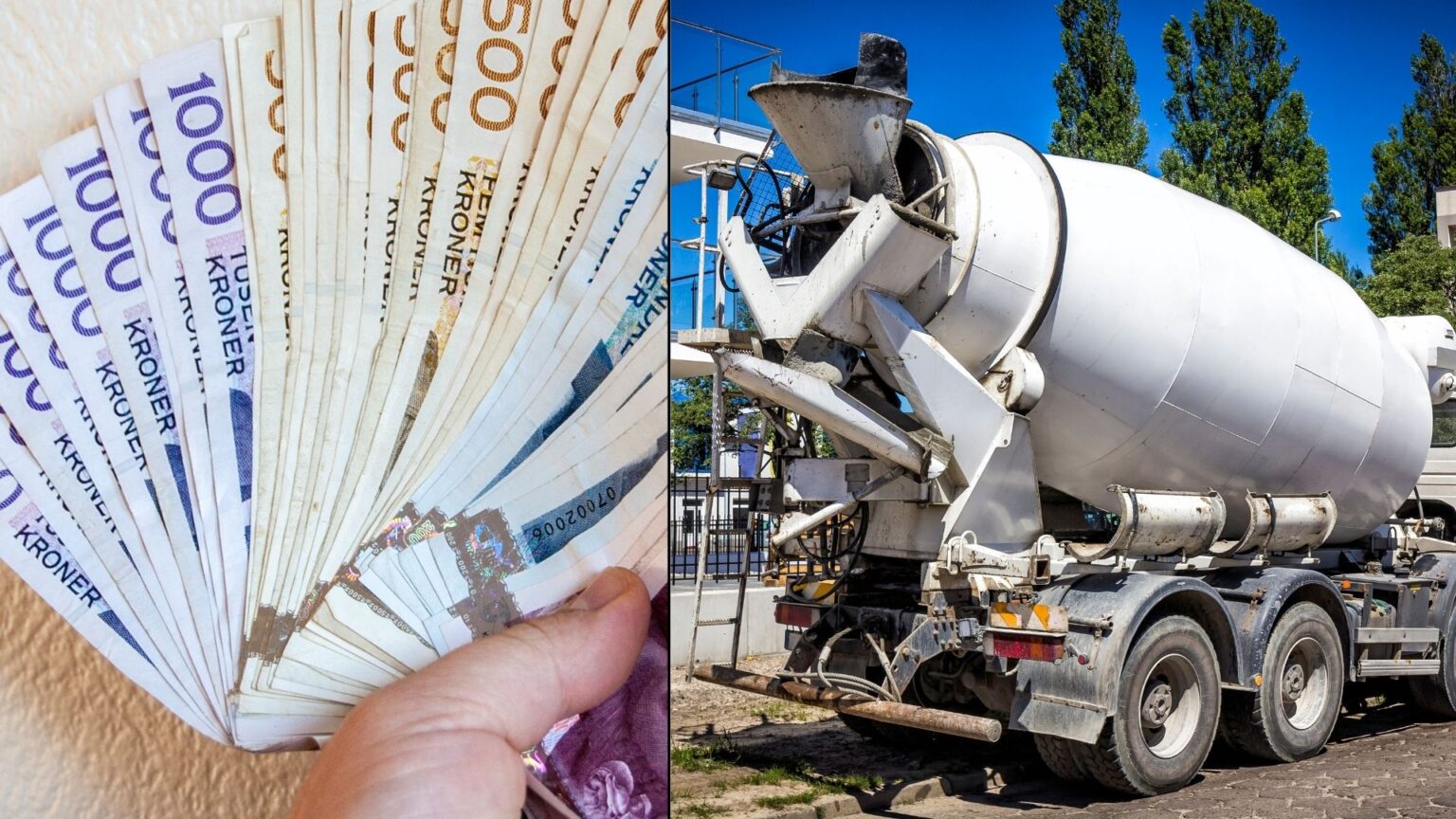 Fraktade 470 miljoner norska kronor över gränsen i betongbilar ...